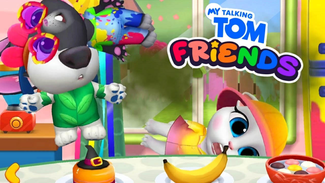 My Talking Tom Friends New Spring Sticker Book Update Gameplay ...