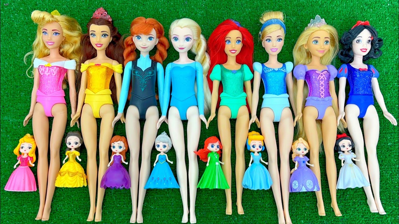 99 Minutes Disney princesses Collection ASMR Satisfying Unboxing ...