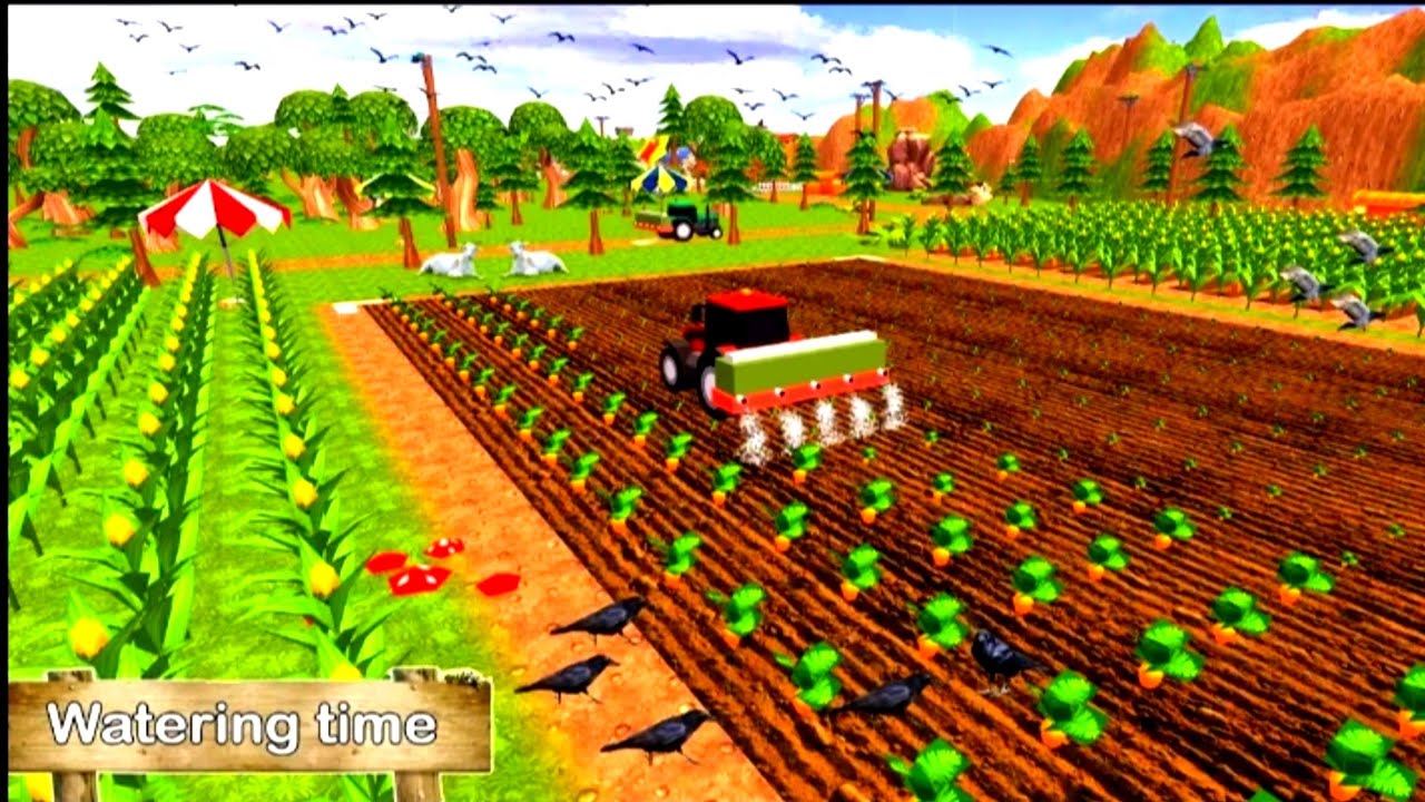 Virtual farming simulator||racing car driving||Android game play - YouTube