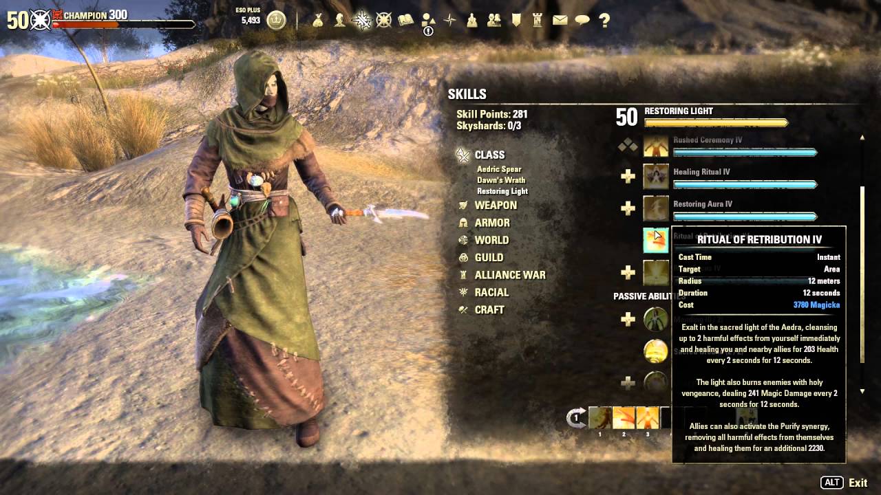 Dark Brotherhood PTS - NB/Templar/Sorc changes - Elder Scrolls Online - YouTube