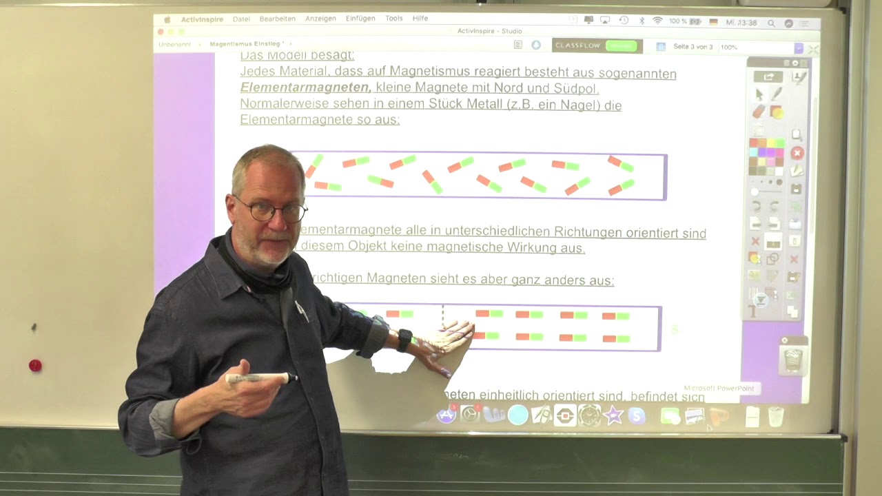Klasse 6 Elementarmagnetmodell Teil 2 - YouTube