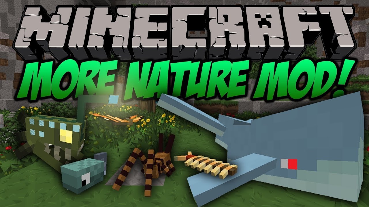 Minecraft Módy More Nature Mod | Více zvířat do minecraftu - YouTube
