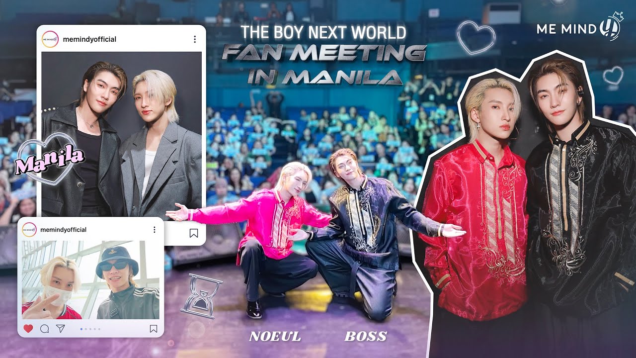 ME MIND Y Variety | Vlog The Boy Next World Fan Meeting in Manila - YouTube
