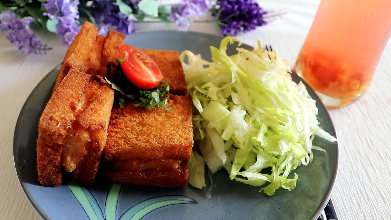 Menbosha :: Shrimp toast :: Recipe - YouTube