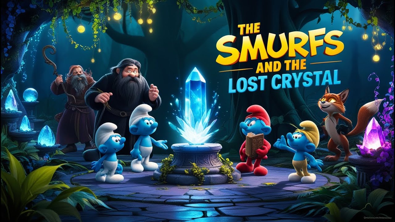 The Smurfs and the Lost Crystal 🧙‍♂️ | Magical Smurf Adventure Story ...