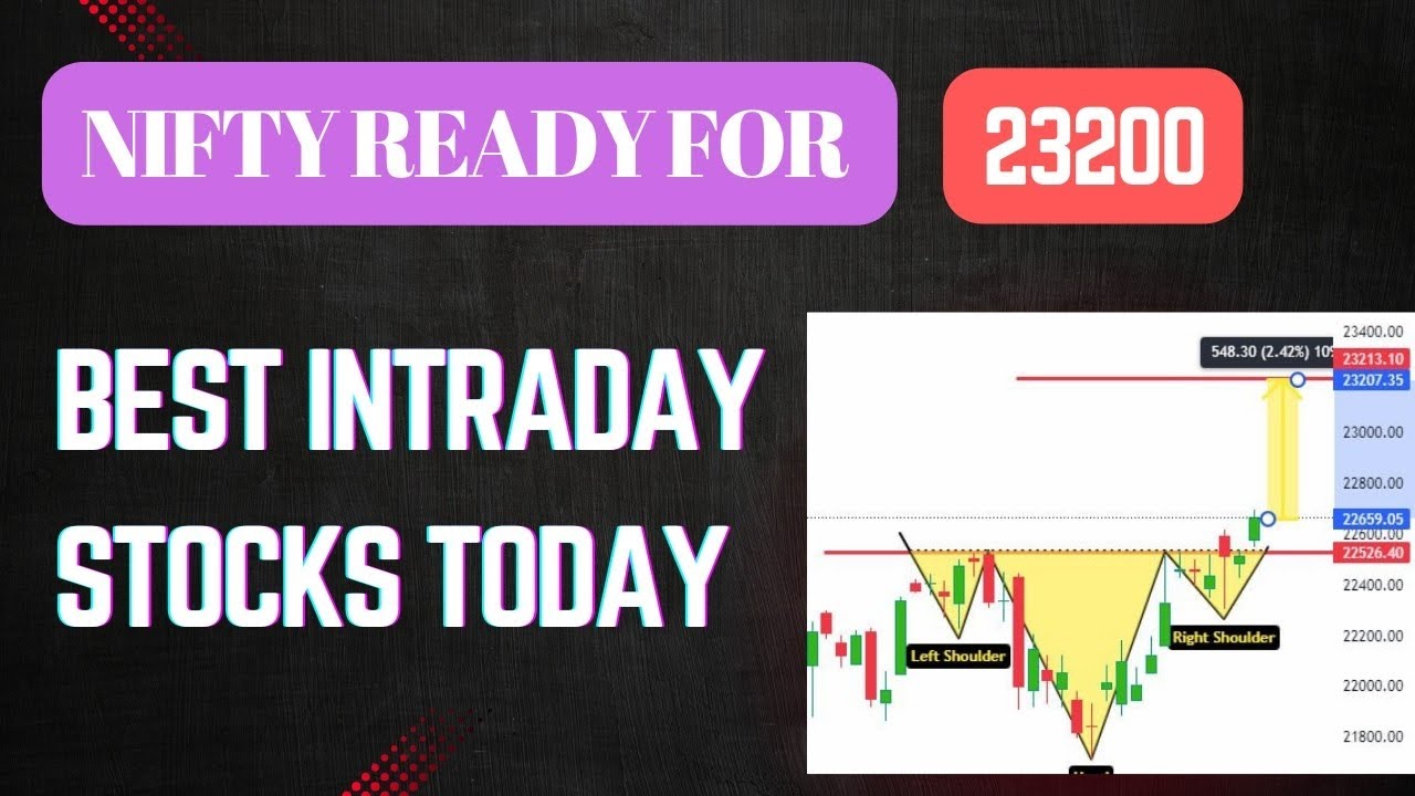 Nifty Ready For 23200💥 Best Intraday Stocks Today - YouTube