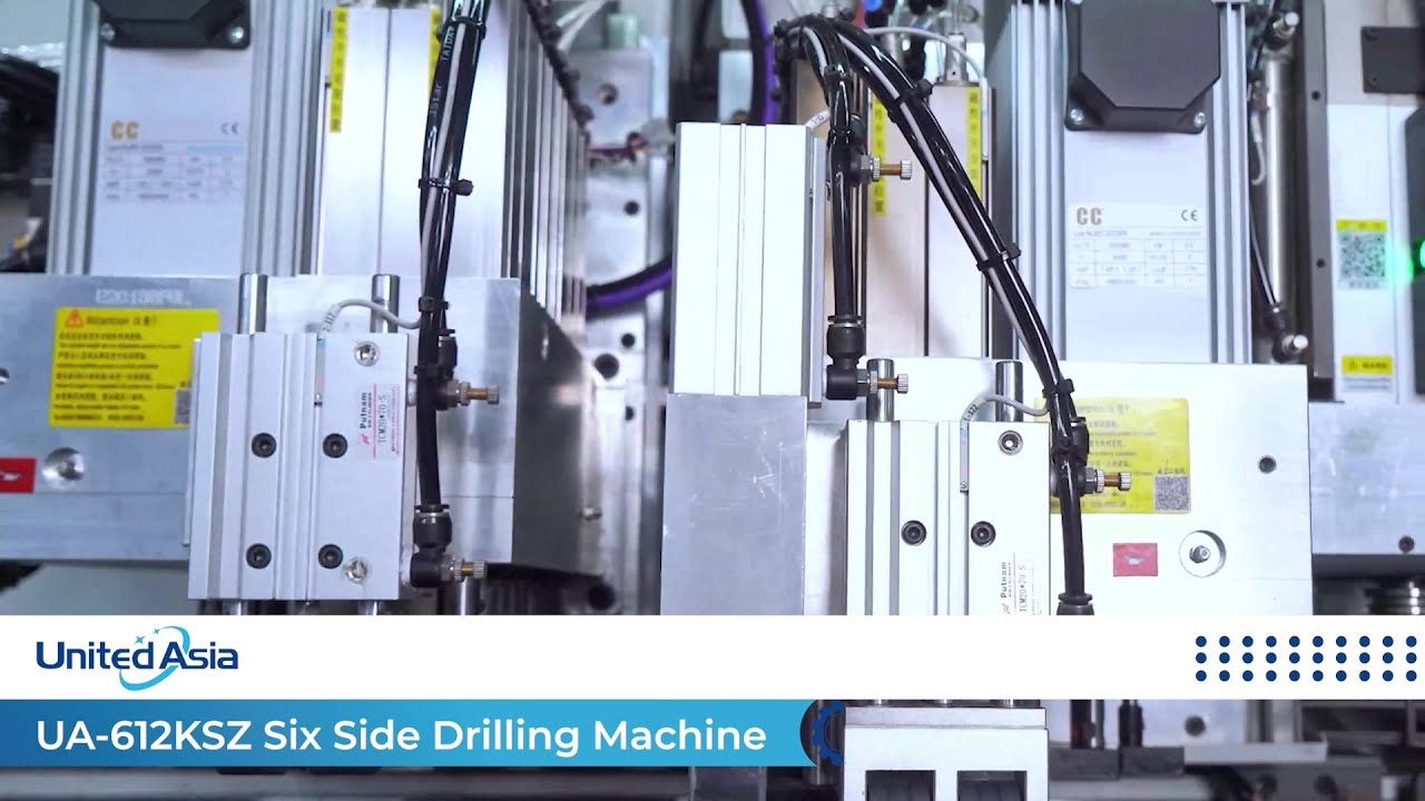 HOW TO USE UA-612KSZ Six Side Drilling Machine | United Asia # ...