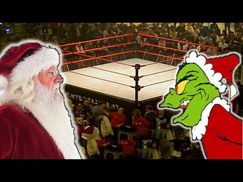 Santa Claus VS The Grinch - WWE Navidad Match - YouTube