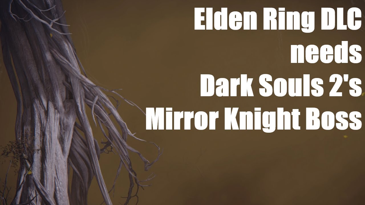 Elden Ring DLC needs Dark Souls 2's Mirror Knight Boss - YouTube