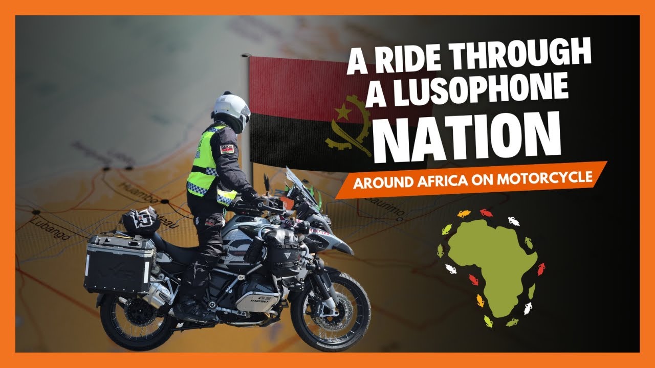 Six Kenyans ride motorbikes to Angola - YouTube