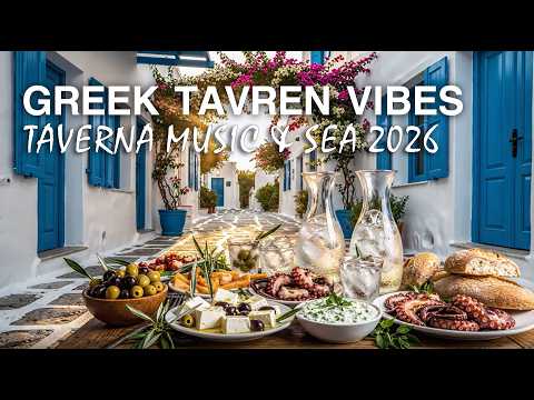 Greek Tavern Music 2026 vol 2 | One Hour of Relaxing Aegean Vibes & Sea View