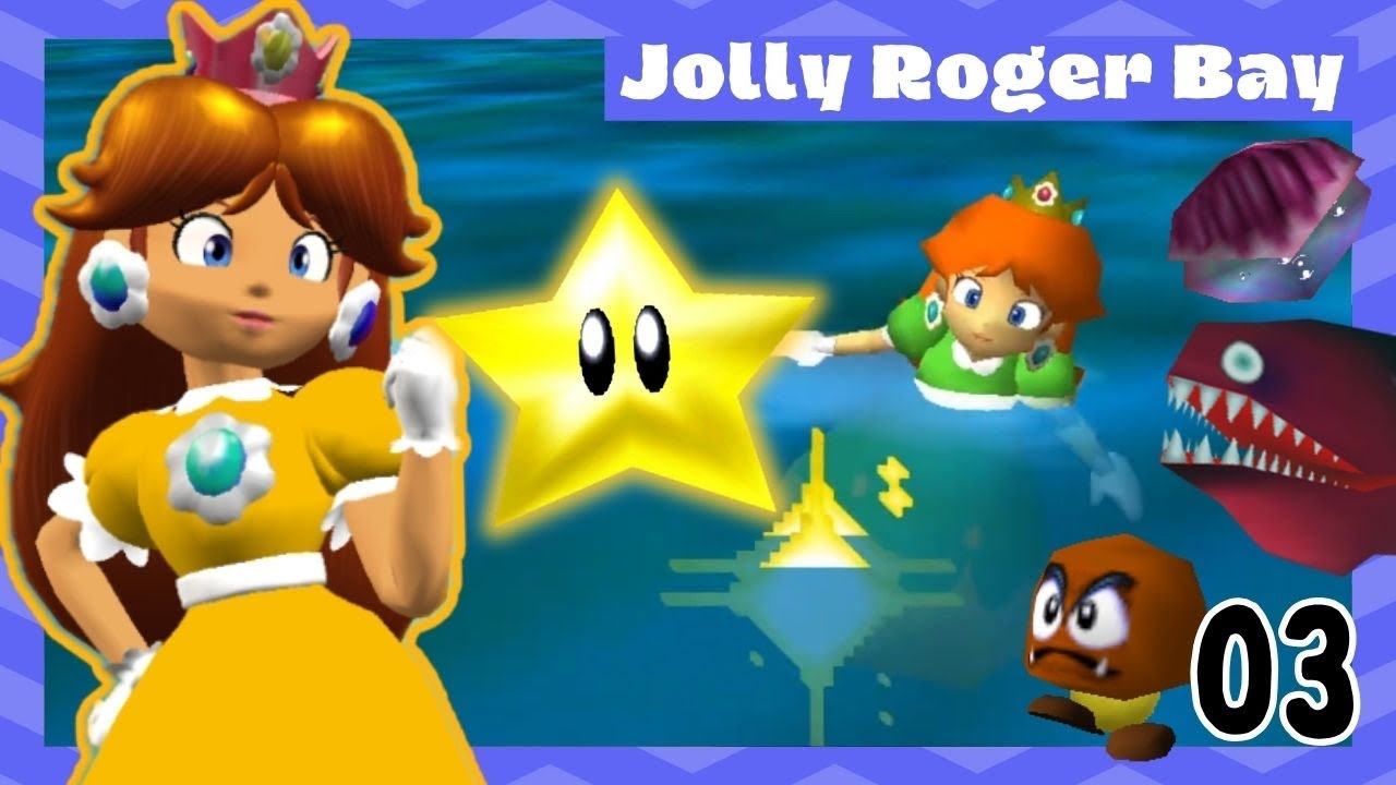 Super Princess Daisy 64 - Part 3 (Jolly Roger Bay) - YouTube