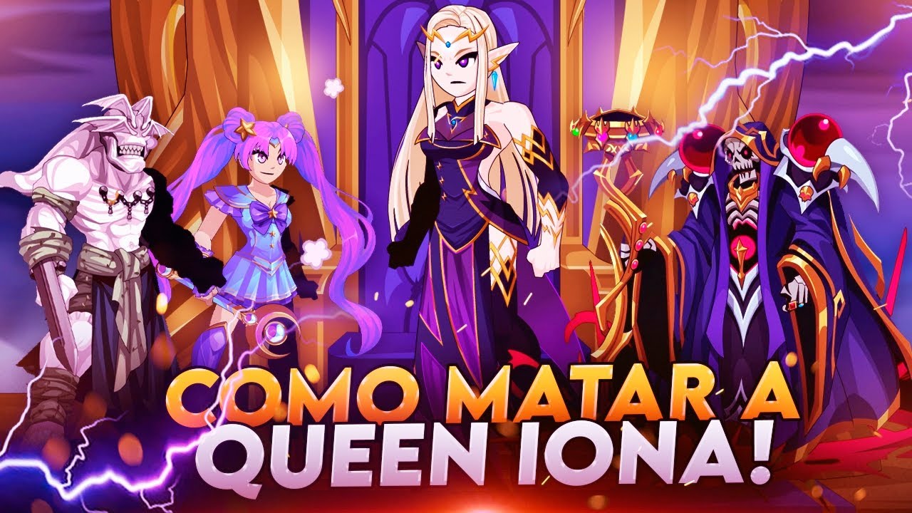 AQW - COMO DERROTAR A QUEEN IONA E OS MELHORES ITENS DE ANIME - YouTube