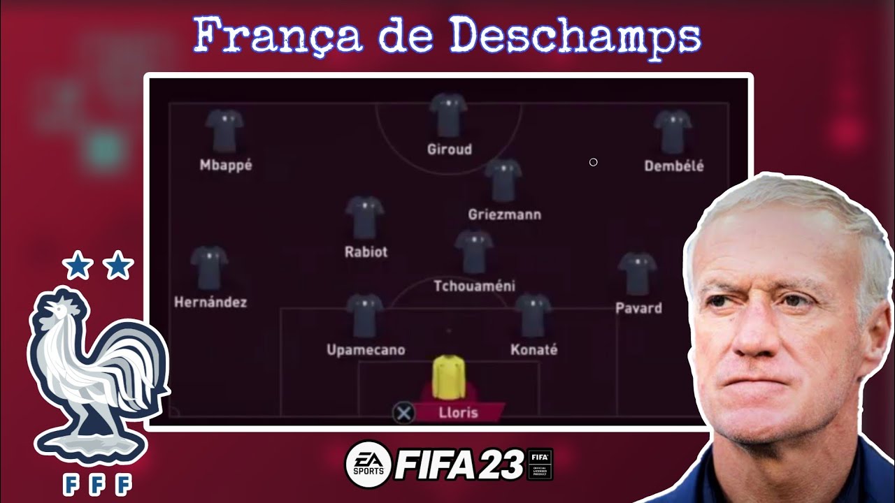 Tática Rápida: França de Deschamps no Fifa 23 - YouTube