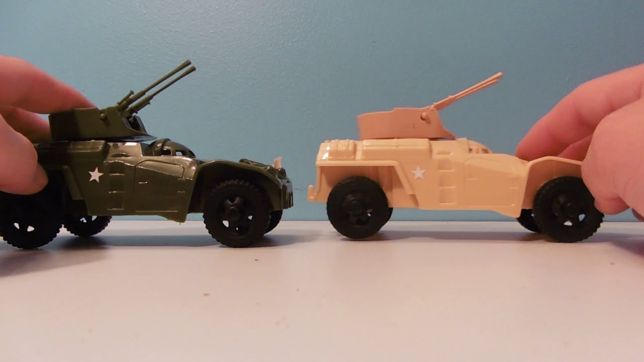 AA ARMORED CAR MOD TOY REVIEW! - YouTube