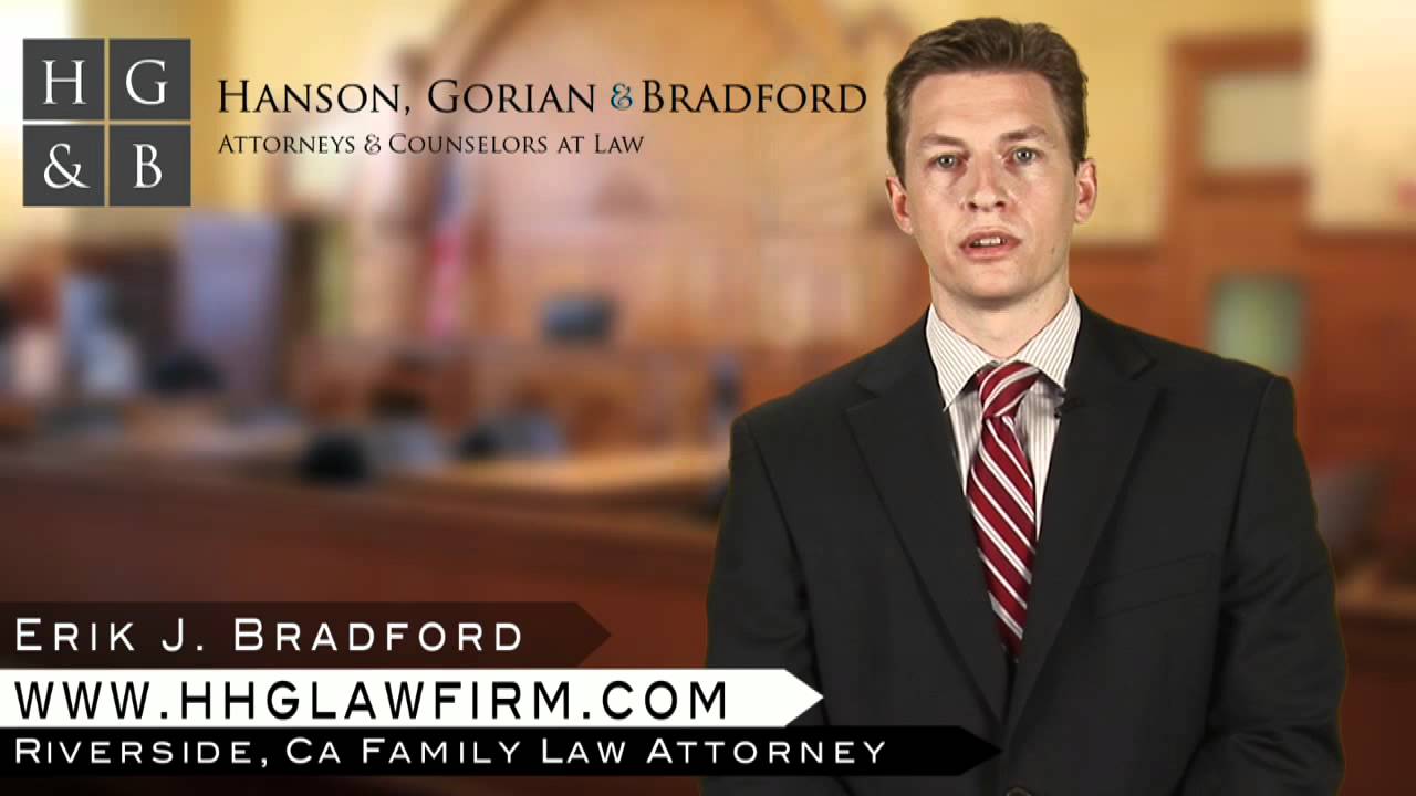 Working with a Riverside Family Law Attorney - YouTube