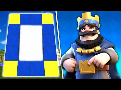MİNECRAFT'TA CLASH ROYALE DÜNYASI PORTALI