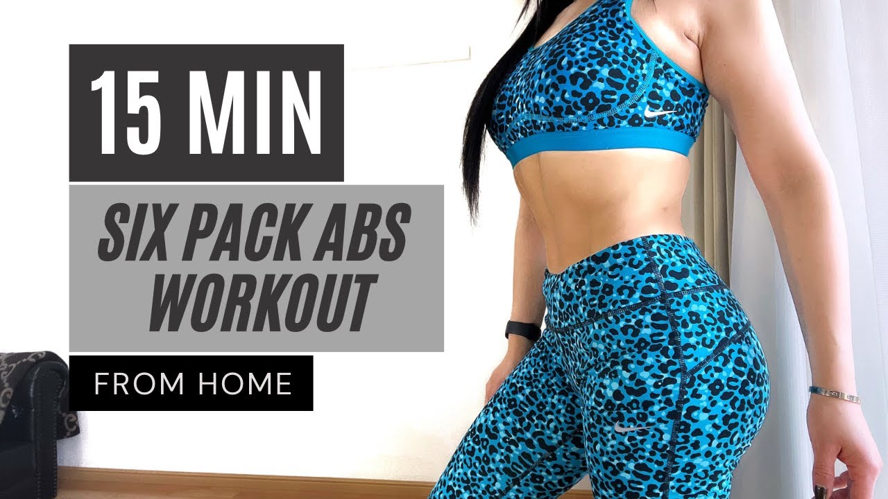 👙15 MIN SIX PACK ABS WORKOUT - from home, 6 pack, flat tummy, tiny ...