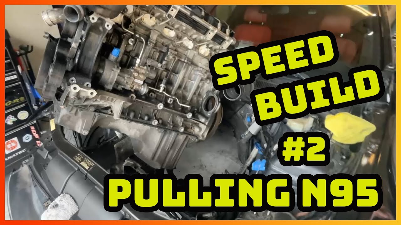 E92 335i N54 6 SPEED BUILD: PULLING THE OLD N54 OUT OF THE CAR ...