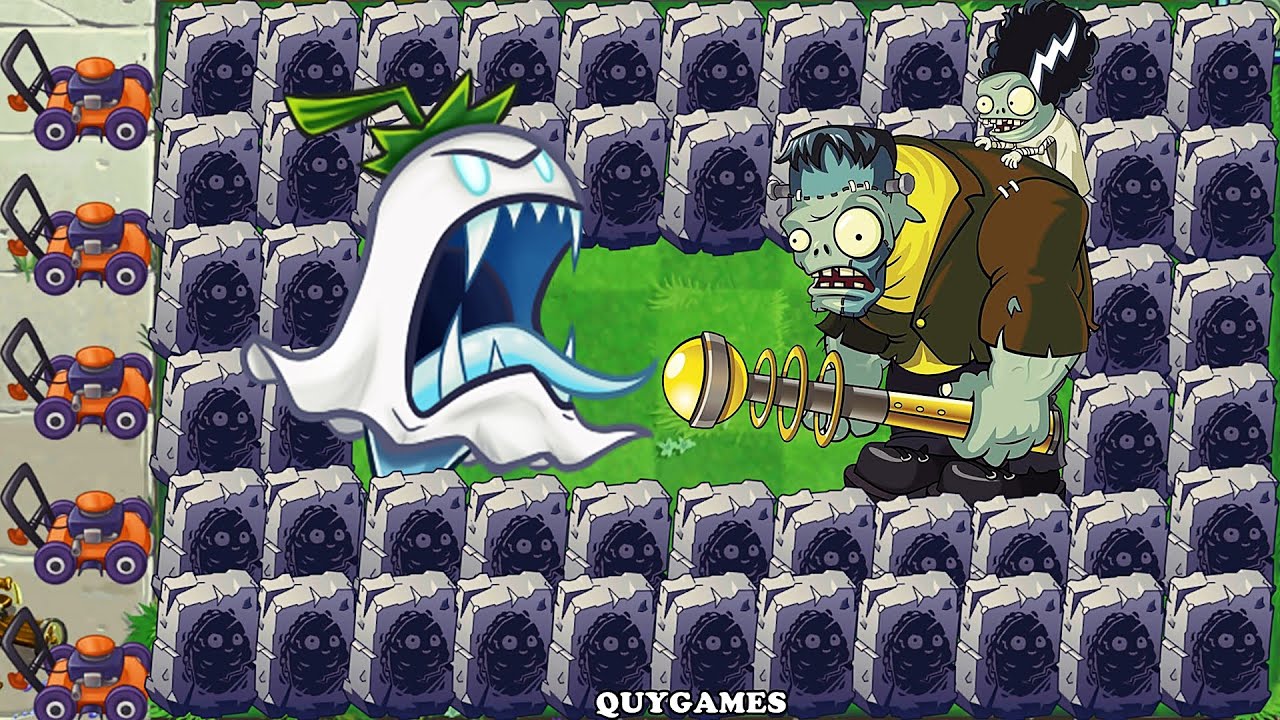Plants VS. Zombies 2 Halloween: Ghost Pepper PvZ2 Vs New Gargantuar ...