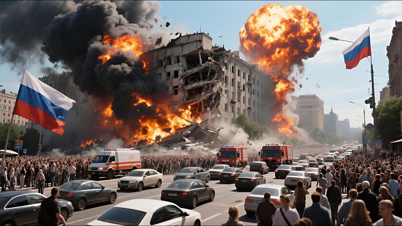 2 Minutes Ago! A big explosion occurred in MOSCOW city, LOOK WHAT ...