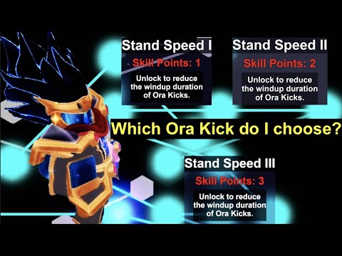 YBA Best Ora Kicks Upgrade for SPTW · Skill Tree Guide - YouTube