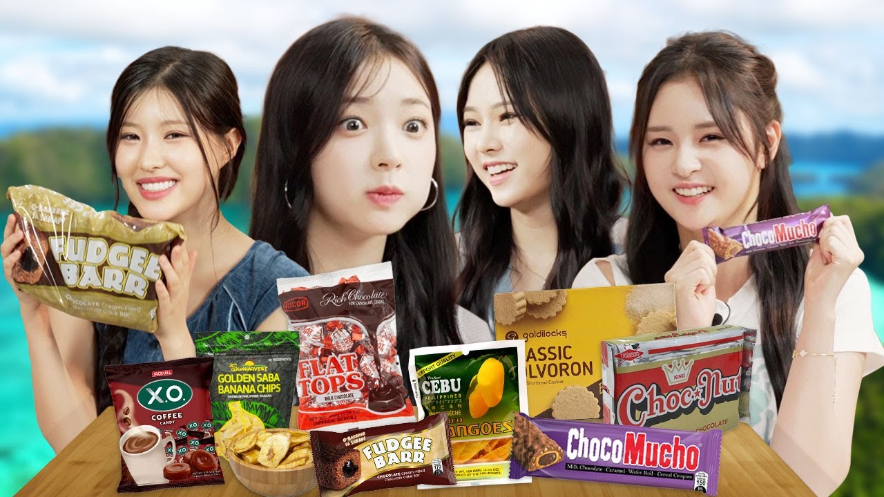 Kpop Idols Try Famous Filipino Candy (ft. Candy Shop) - YouTube