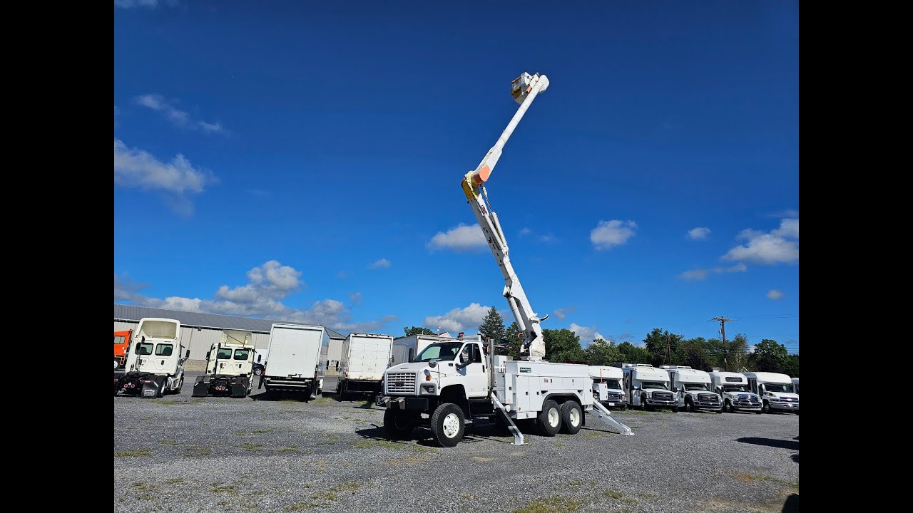 2008 GMC C8500 Bucket Truck w/ Altec AM55E Bucket Truck - YouTube