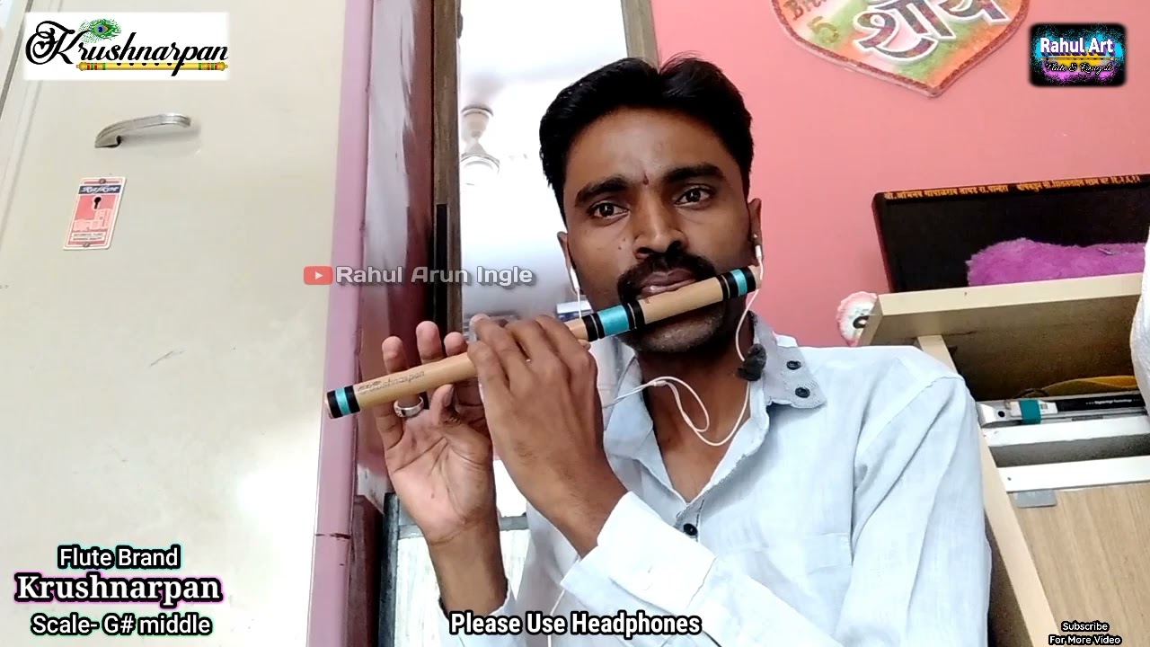 Tip Tip Barsa Pani || On Flute || Scale G# middle Krushnarpan Flute ...