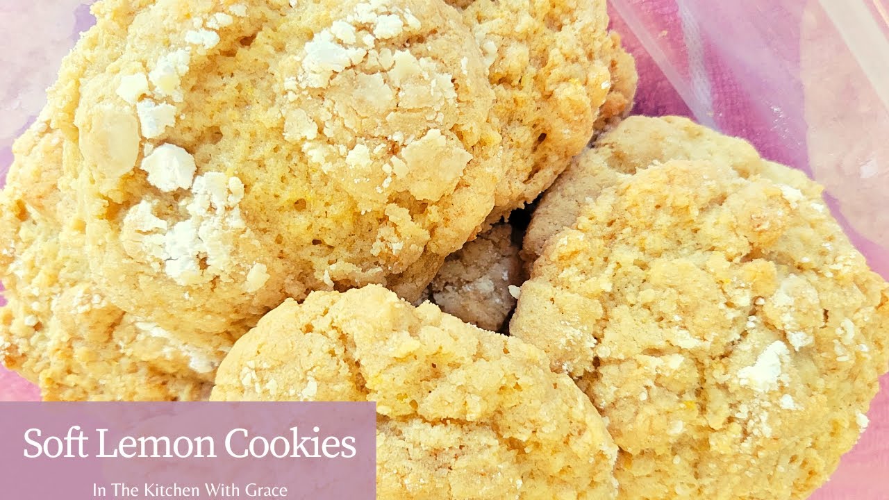 Soft Easy Lemon Cookies - So Light and Delicious and Sweet! - YouTube