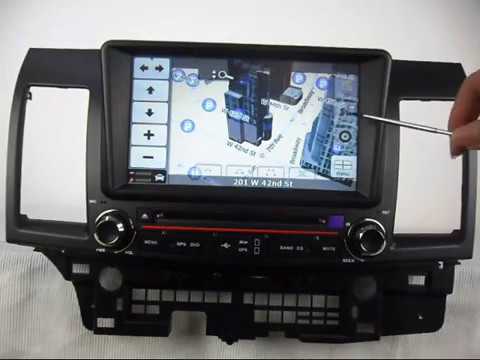 Mitsubishi Lancer DVD Player GPS, Mitsubishi Lancer DVD Player TV - YouTube