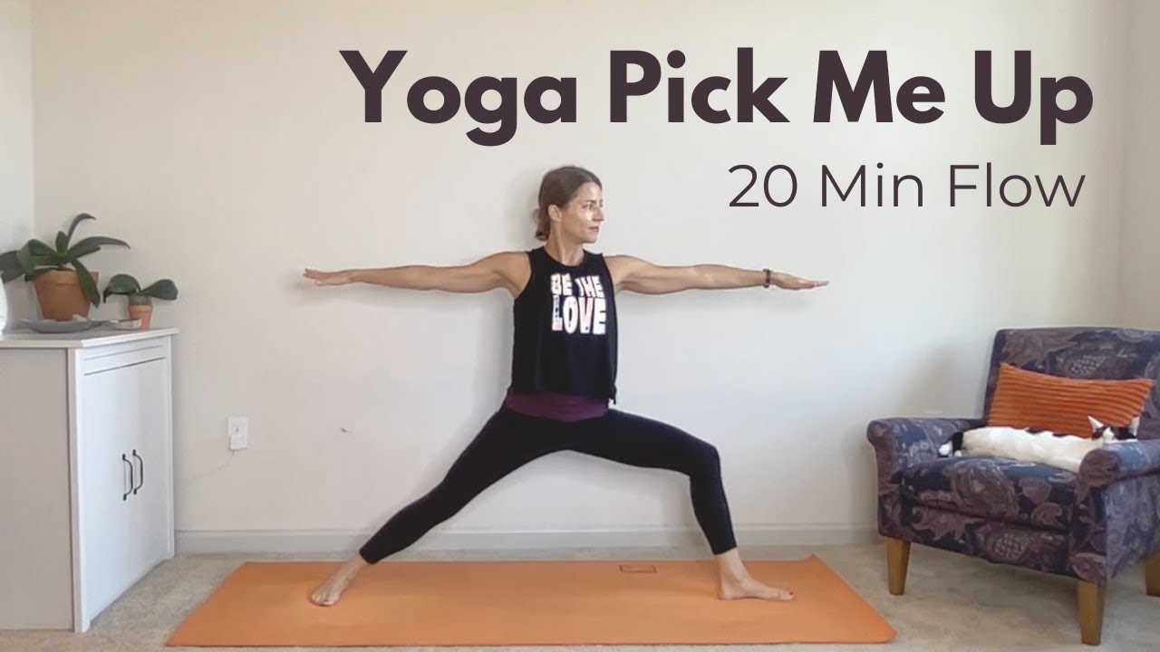 20 min Yoga Practice. Pick Me Up Flow - YouTube