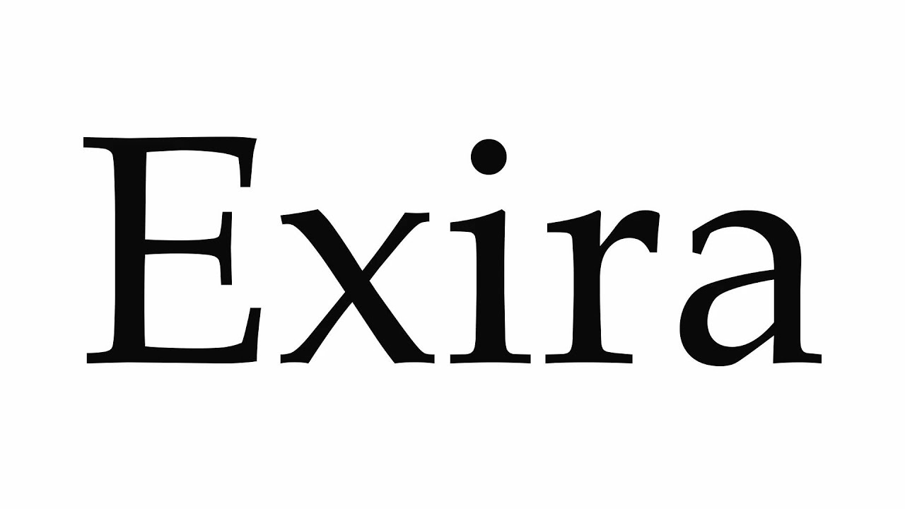 How to Pronounce Exira - YouTube