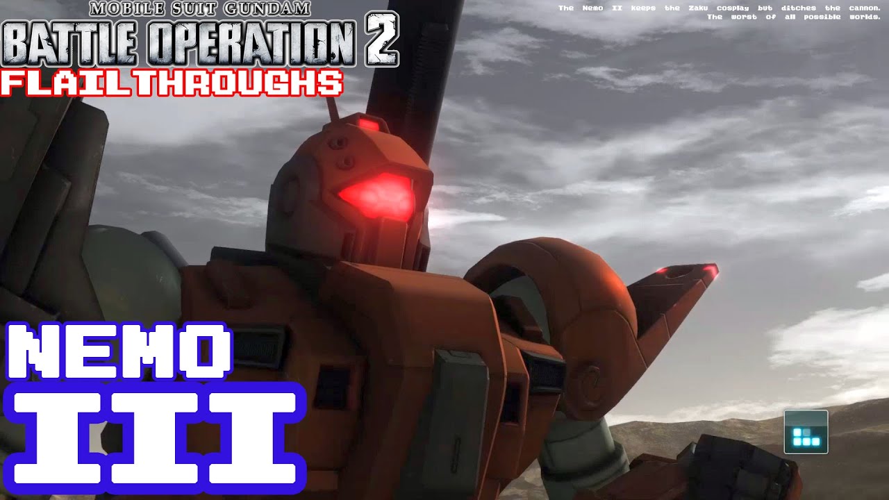 Gundam Battle Operation 2: MSA-004K Nemo III - YouTube