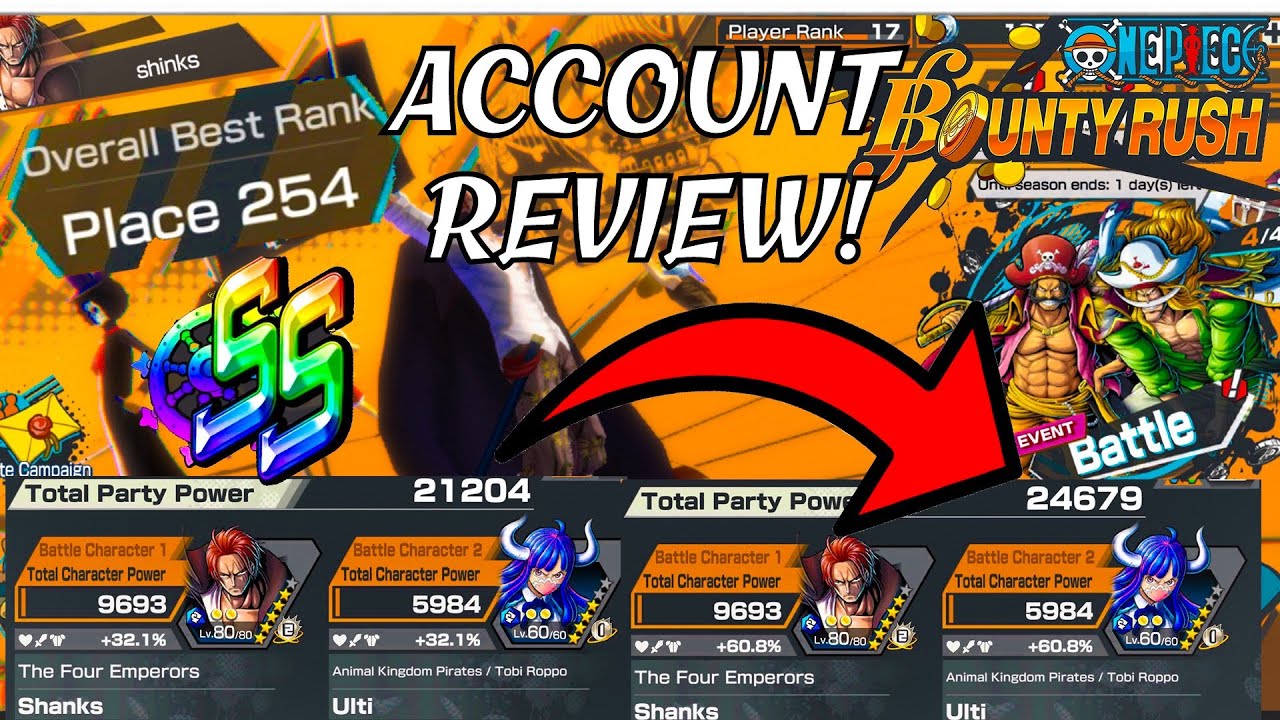 New Player Account Review! Tips and Tricks for all One Piece Bounty ...