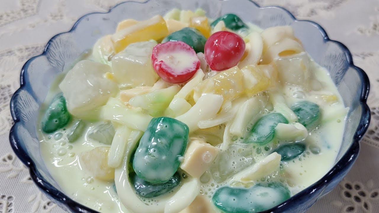 Buko Salad Desert|Yummy Desert try this Buko Salad Desert|Limari Vlog ...
