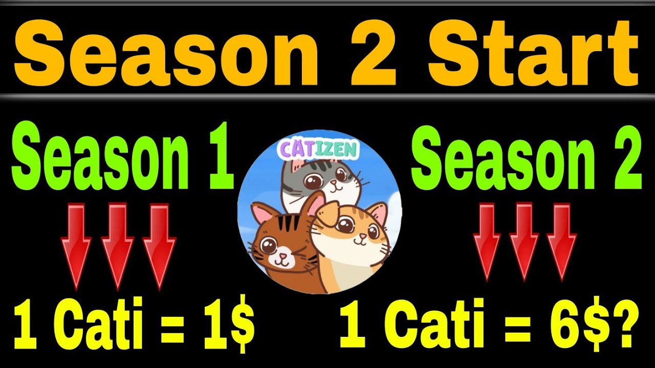 Catizen Season 2 Start || Catizen Big Air drop in Season 2 full Details ...