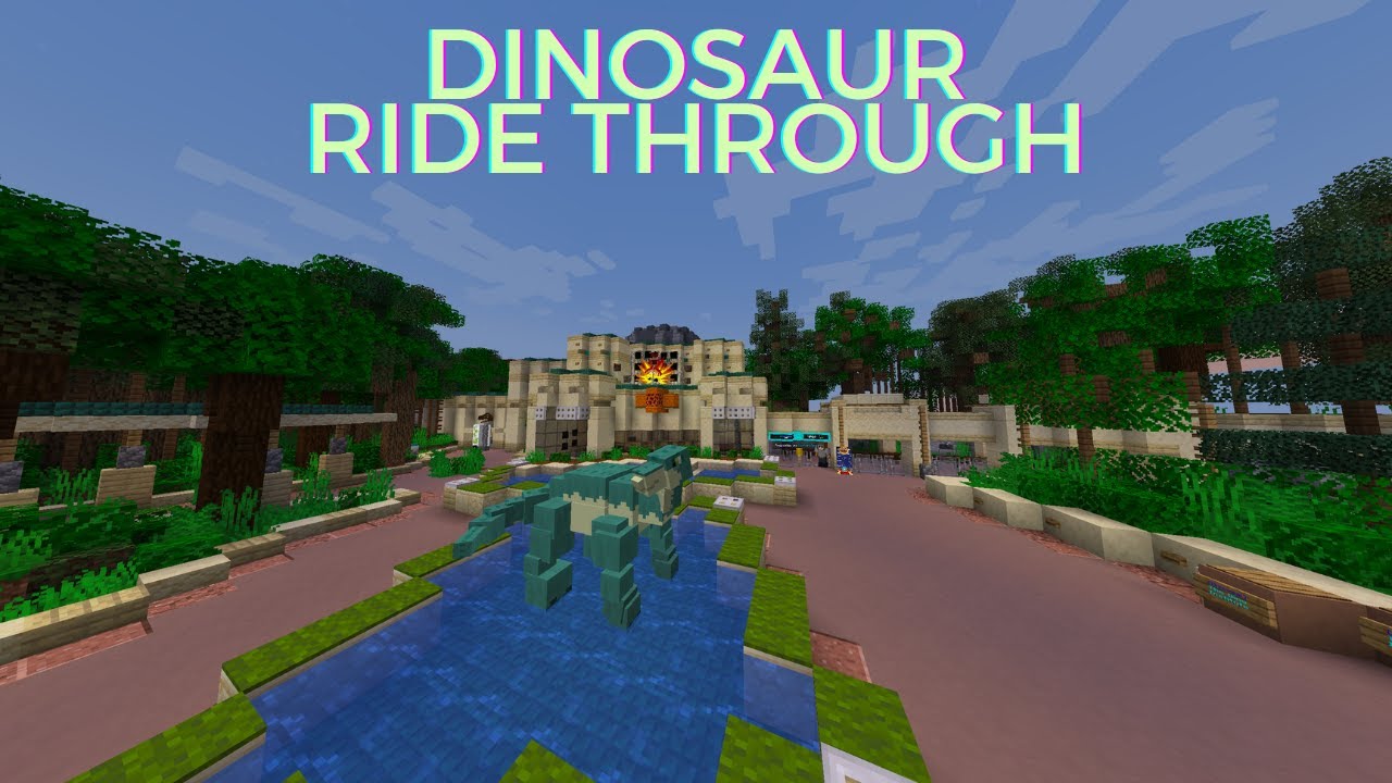 MCParks Minecraft - Dinosaur at Animal Kingdom! - YouTube