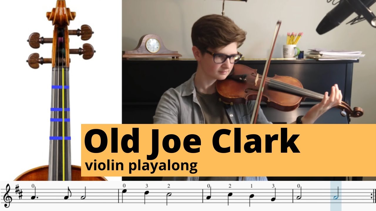 Old Joe Clark violin play-along - YouTube