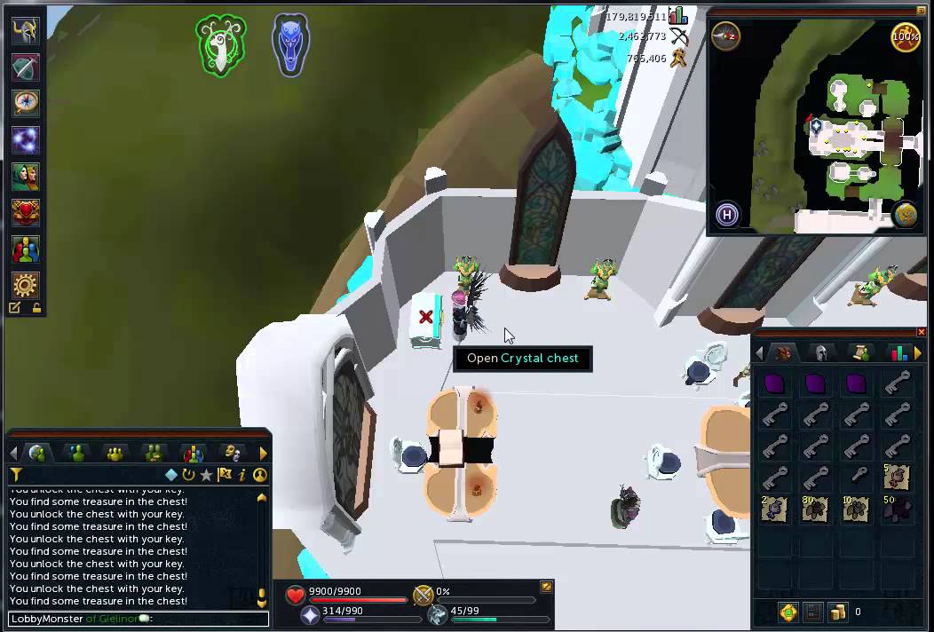 RuneScape: Rewards from 50 Crystal Keys - YouTube