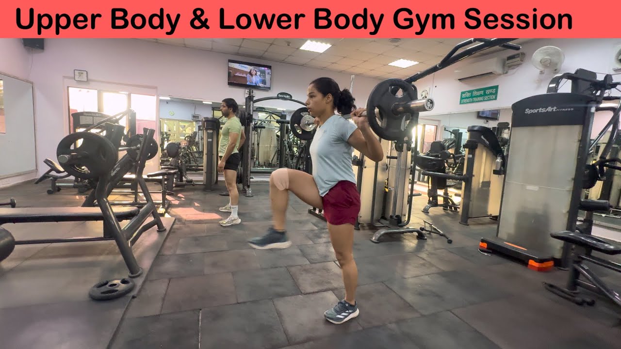 Upper & Lower Body Gym Workout || Fitness by Pankaj Malik || - YouTube
