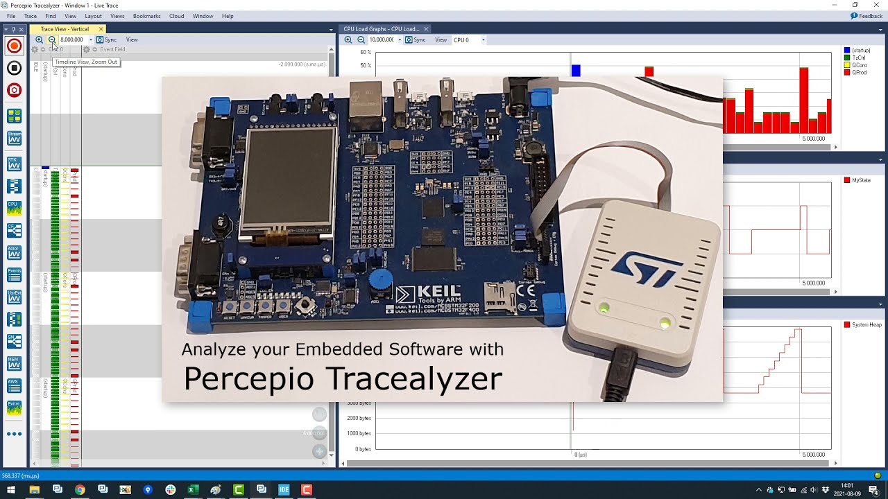 Percepio Tracealyzer Brief Demo 30 S Youtube