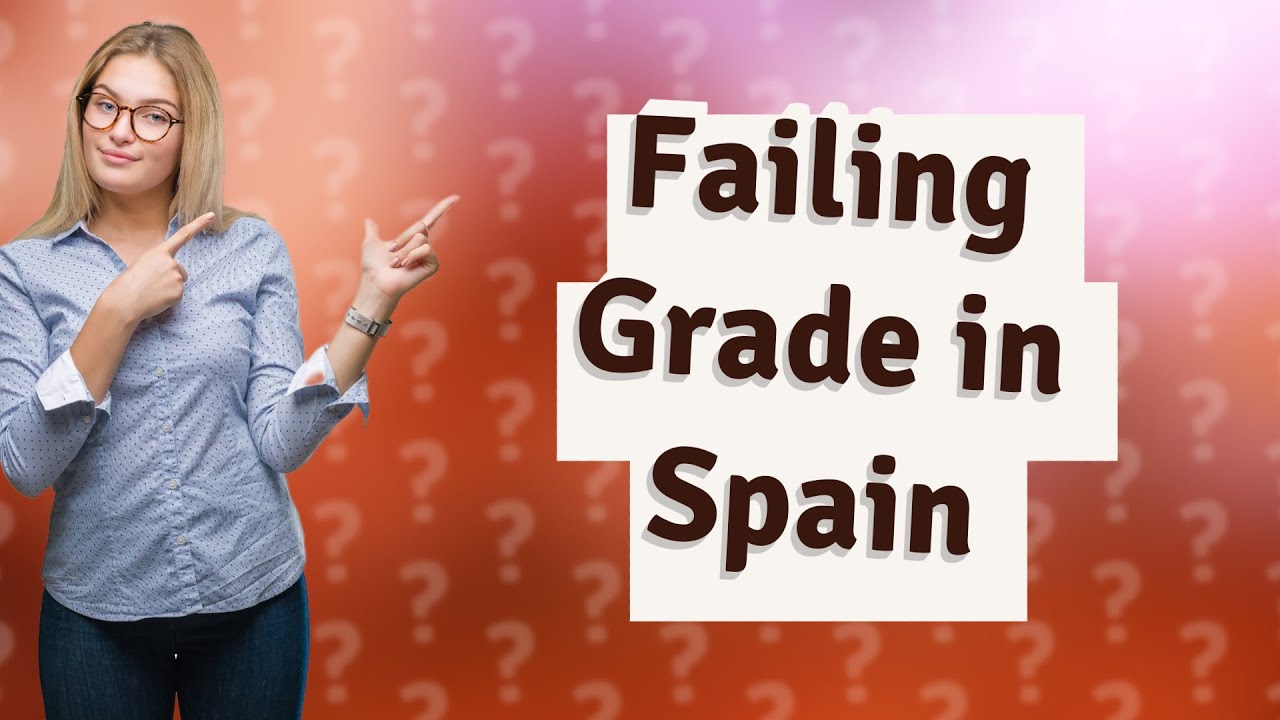 What is a failing grade in Spain? - YouTube