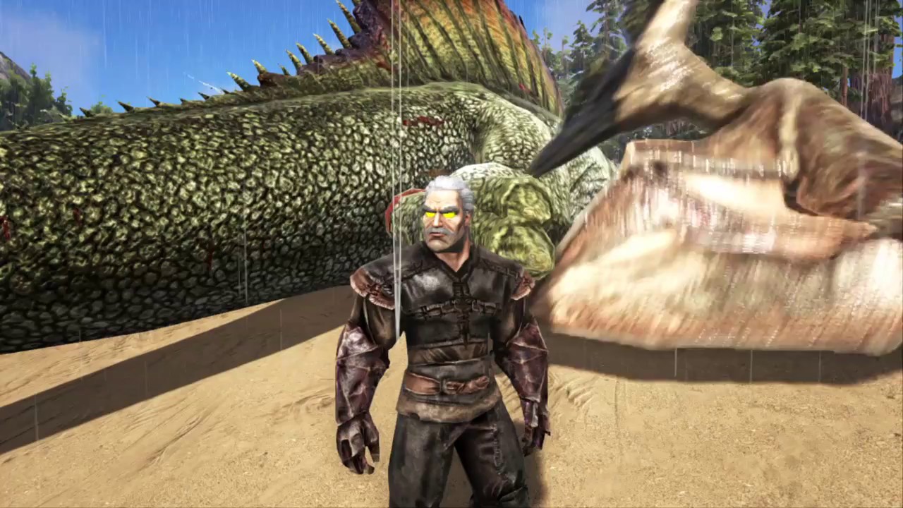 ARK - How To Tame A SPINO With Tranq Arrows Part 2! - YouTube
