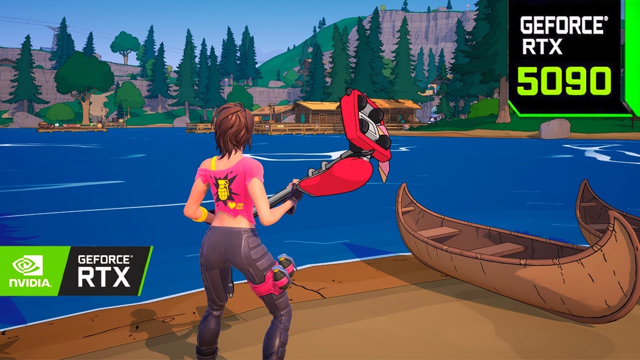 Fortnite *NEW* SIMPSONS SEASON is INSANE | RTX 5090 4K MAX Settings ...