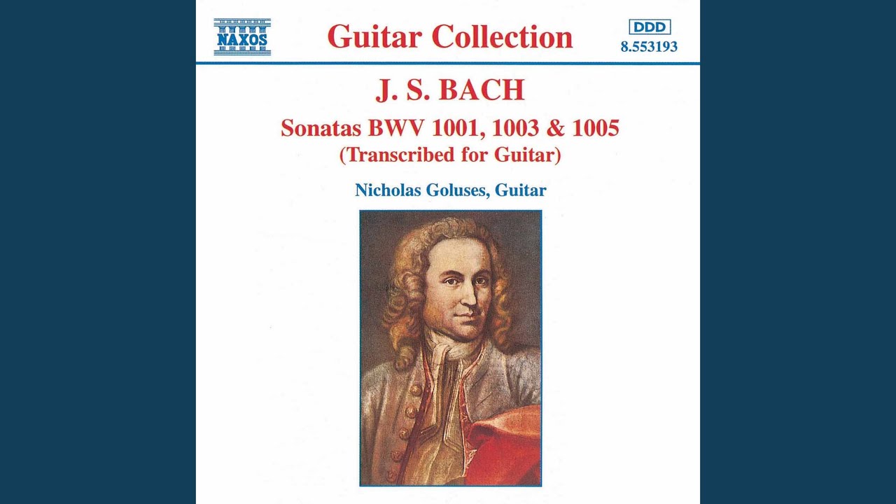 Sonata No. 1 in G Minor, BWV 1001 (arr. N. Goluses) : IV. Presto - YouTube
