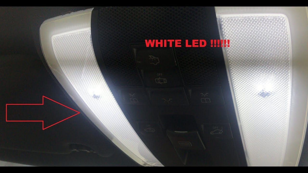 HOW TO UPGRADE YOUR INTERIOR LIGHTS FROM HALOGEN TO LED IN MERCEDES ...