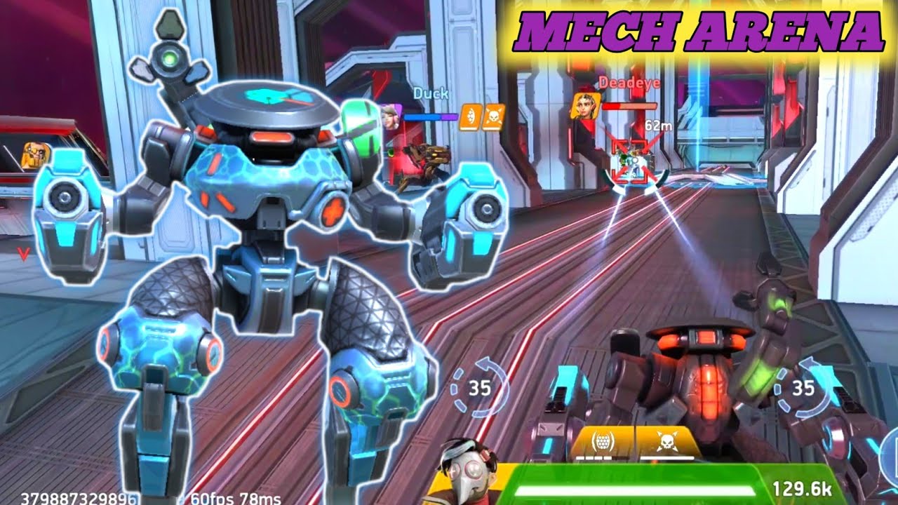 Salvor with Railgun 12 - Mech Arena - YouTube