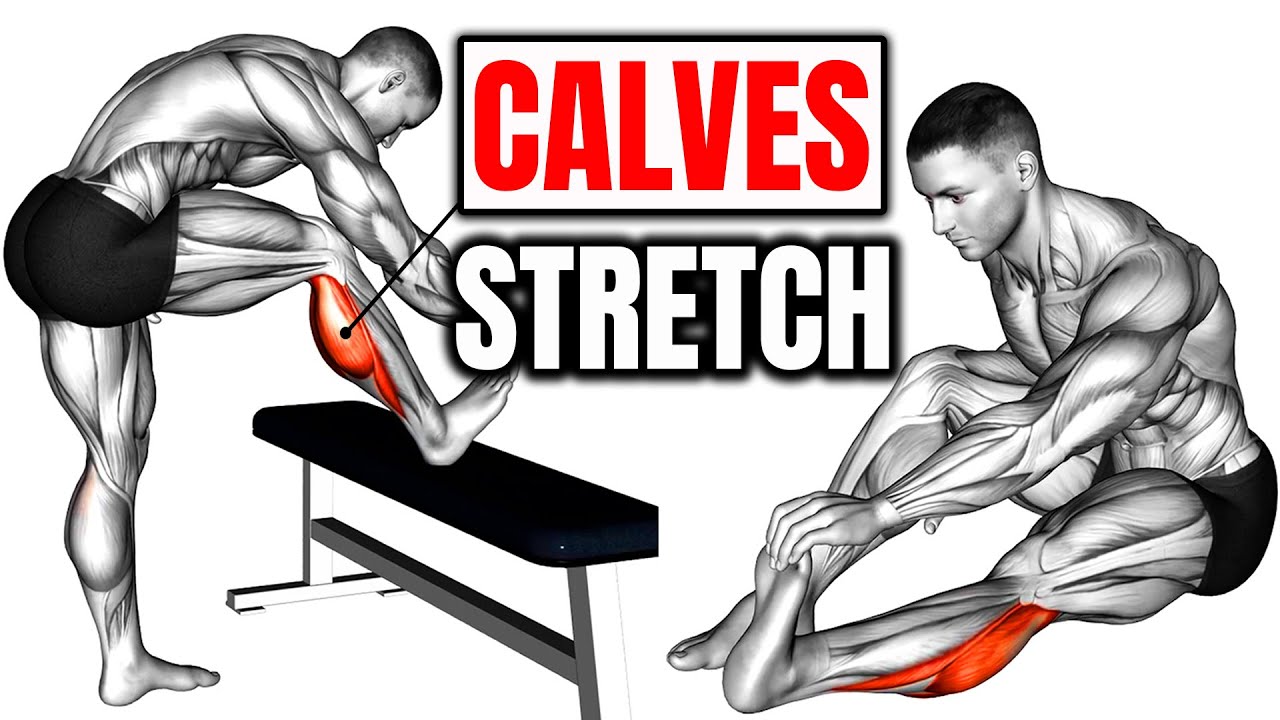 How To Fix Tight Calves?💪| 4 Calf Stretches For Tight Calves - YouTube