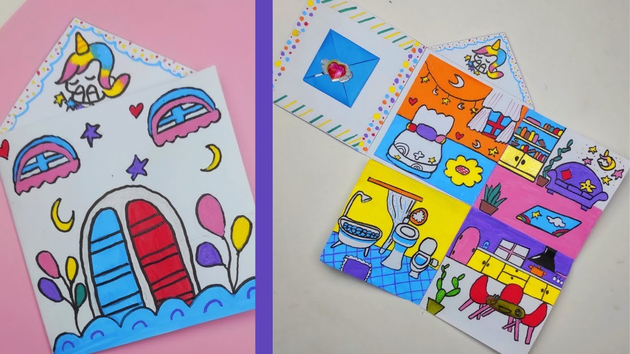 What Happens When You Combine PAPER and GLUE to Make a Mini House ...